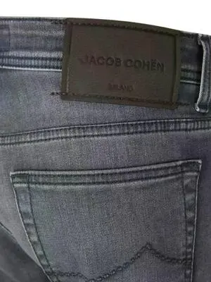 Jacob Cohen Logo-patch Jeans - Grey