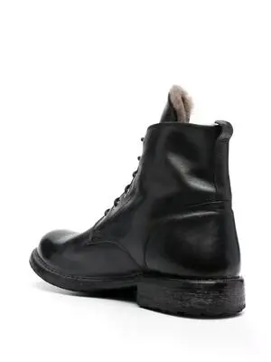 Moma 35mm Lace-up Leather Boots