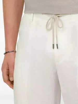 Boggi Milano Drawcord Linen Shorts