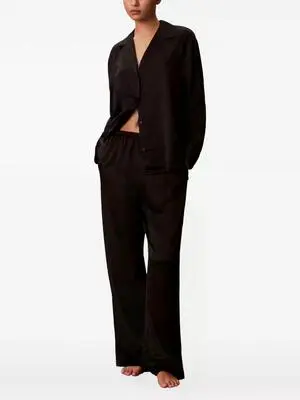 Calvin Klein Long-sleeve Buttoned Pajamas