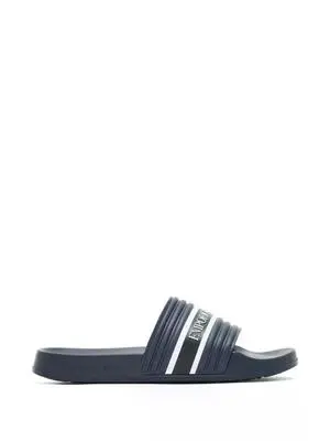 Emporio Armani Striped Slides