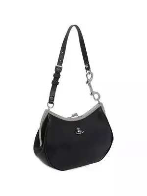 VIVIENNE WESTWOOD Orb-plaque Shoulder Bag - Black