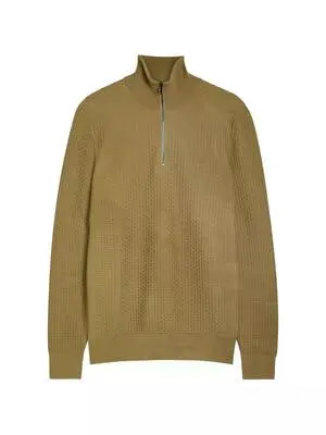 BOSS Quarter-zip Cotton Sweater