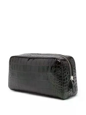 TOM FORD Crocodile-embossed Wash Bag
