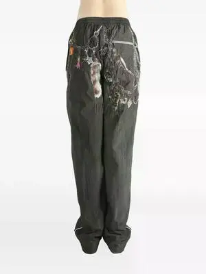 DOUBLET Chains-embroidery Trousers