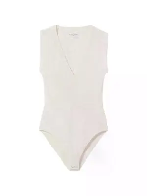 Claudie Pierlot Sleeveless V-neck Knit Bodysuit