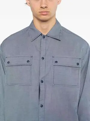 AGNES B. Logo-patched Checked Shirt