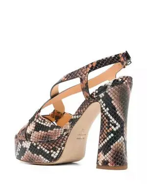 CHANTAL Criss-cross Platform Sandals