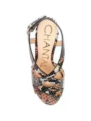 CHANTAL Criss-cross Platform Sandals