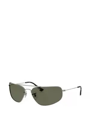 Ray-ban Rectangle-frame Sunglasses - Silver
