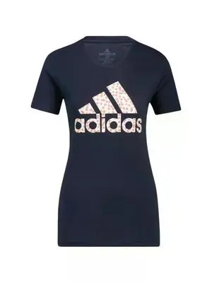 Adidas Floral-logo T-shirt