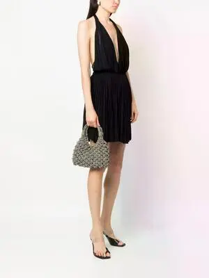 HIBOURAMA Small Vannifique Crystal-embellished Bag - Grey