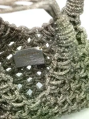 HIBOURAMA Small Vannifique Crystal-embellished Bag - Grey
