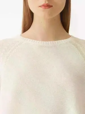 Fabiana Filippi Crew-neck Cape Sweater - Neutrals