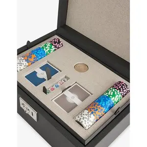 Dunhill Century Despatch Leather Poker Set