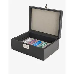 Dunhill Century Despatch Leather Poker Set