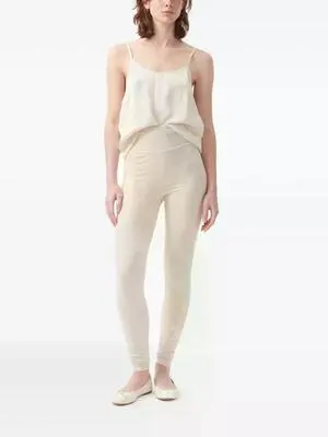 American Vintage Ypawood Elasticated Leggings - Neutrals