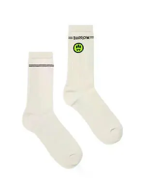 BARROW Ribbed Knit Socks - Neutrals