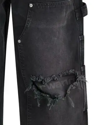 Alexander Wang Zip-detail Jeans - Black