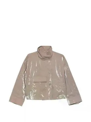 DUNO Button Flap-pocket Jacket - Neutrals