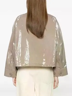 DUNO Button Flap-pocket Jacket - Neutrals