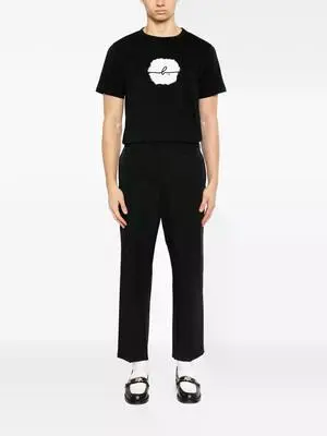 AGNES B. Graphic-print Round Neck T-shirt