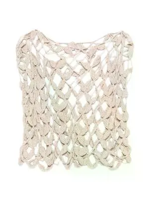 Antonelli Firenze Knit Crochet Top