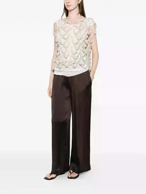 Antonelli Firenze Knit Crochet Top