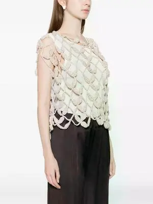 Antonelli Firenze Knit Crochet Top