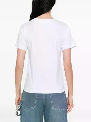 SHUSHU/TONG Floral Appliqué T-shirt
