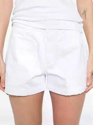 Seafarer Frayed Denim Shorts