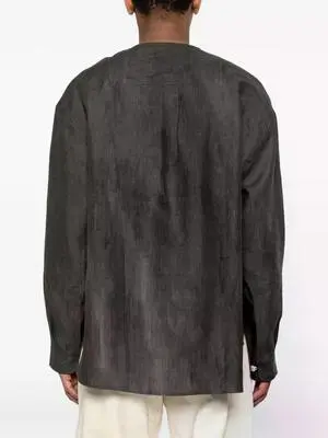 Jacquemus Long-sleeve Striped Shirt - Grey