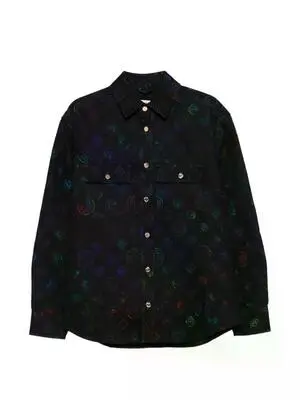 Casablanca Logo-pattern Denim Shirt