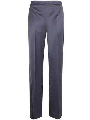 TWINSET Wide Leg Relaxed Trousers - Black