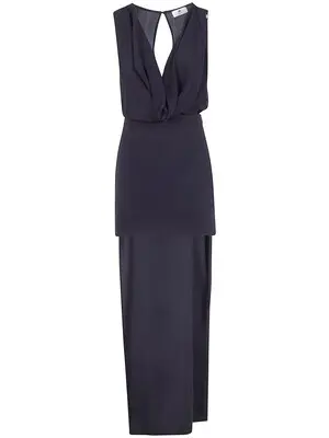 Elisabetta Franchi Asymmetrical Long Dress