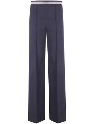 D.exterior Black Wash Bottoms For Women