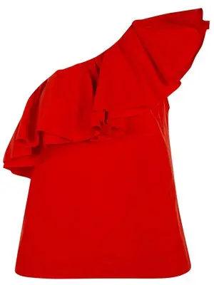 Essentiel Antwerp Asymmetric Ruffle Top