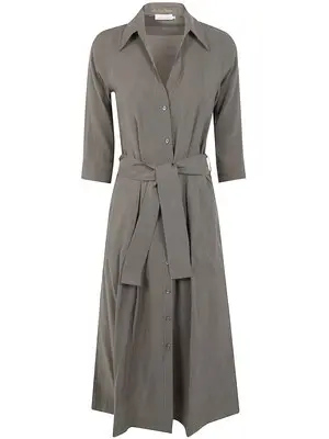ARCHIVIO67 Chemisier Dress - Green
