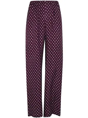 LAURA URBINATI Elastic Waist Trousers