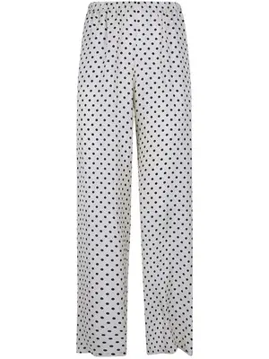 LAURA URBINATI Elastic Waist Trousers