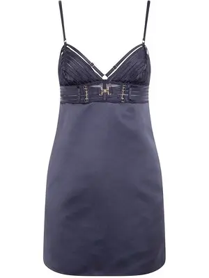 Elisabetta Franchi Mini Evening Dress - Black