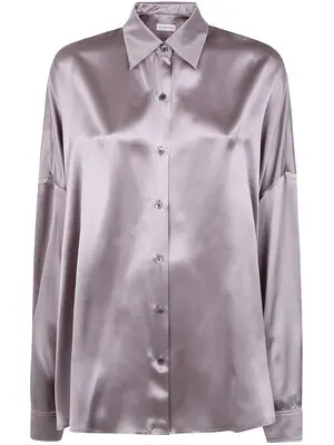 Dries Van Noten Casia Oversized Shirt - Gray