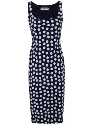 Chiara Boni La Petite Robe Gilia Print Jersey Dress