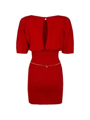 Elisabetta Franchi Mini Knit Dress