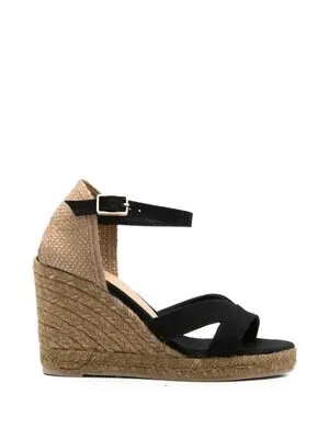 CastaÑer Bruna T Sandals - Black