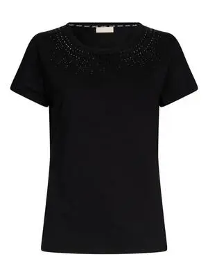Liu Jo Embellished Crew-neck T-shirt - Black