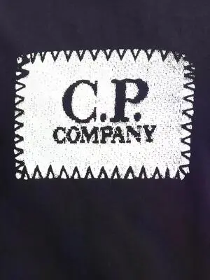 C.P. COMPANY Jersey 30/1 Short-sleeve Logo Label T-shirt