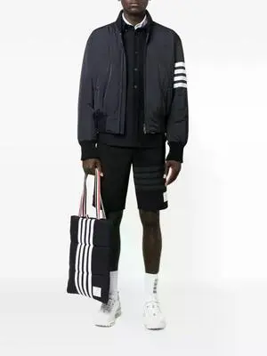Thom Browne Striped Bomber Jacket - Blue