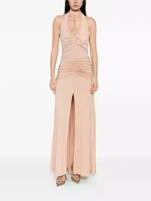 BABYLONE PARIS Halterneck Maxi Dress
