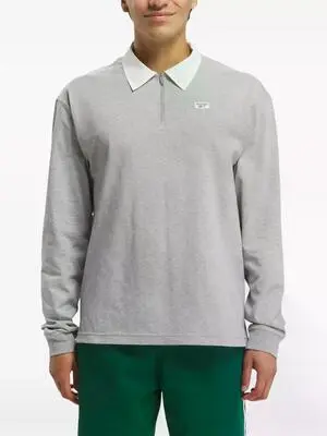 REEBOK Court Sport Half-zip Cotton Sweatshirt - Grey